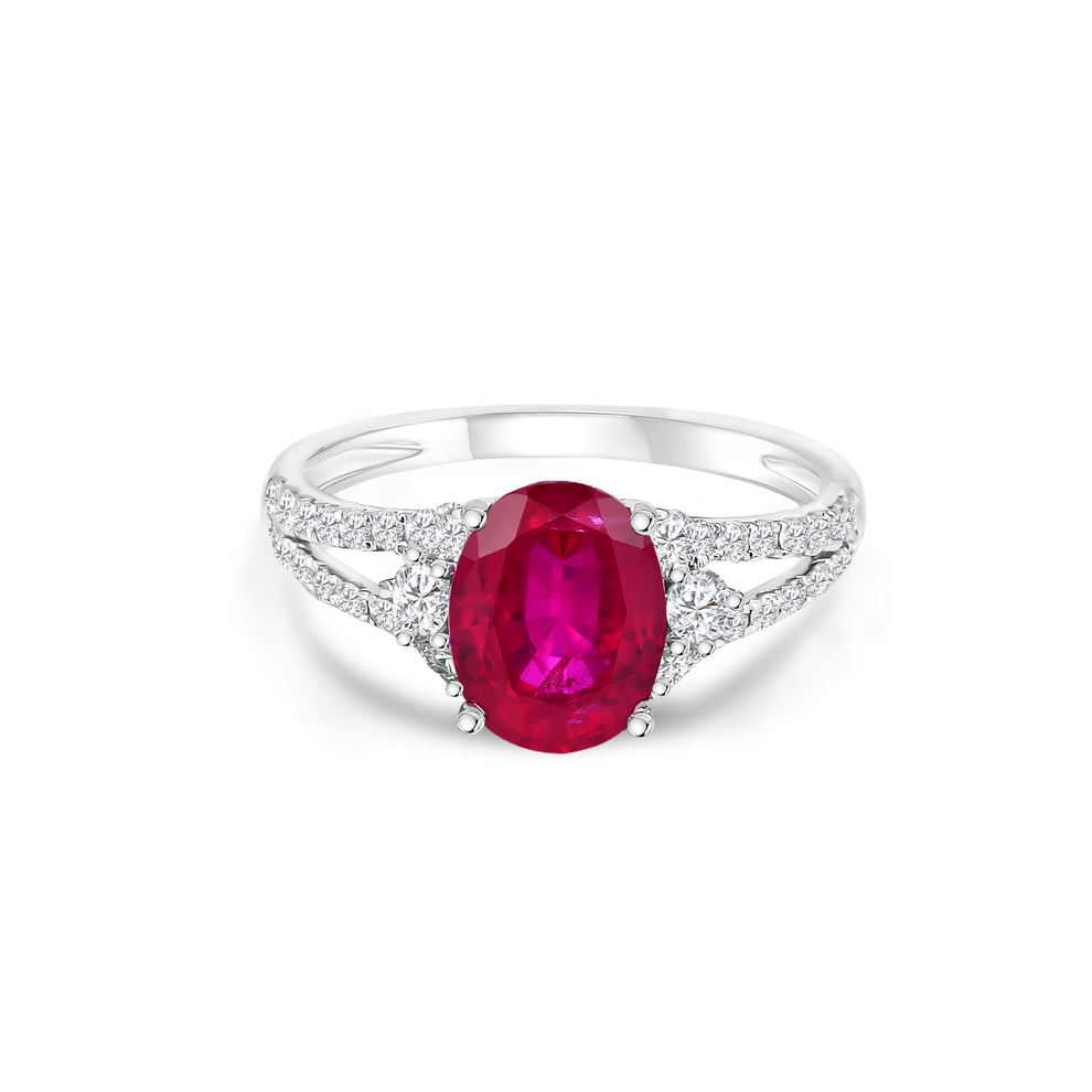 TDG 10K Gold Lab Grown Gemstone Diamond Ring – The Diamond Garden